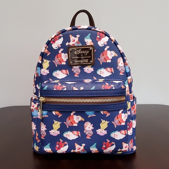 Disney | Bags | Loungefly Snow White And The Seven Dwarfs All Over ...